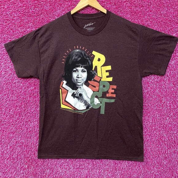 Aretha Franklin | Shirts | Aretha Franklin Queen Of Soul Respect Tshirt ...